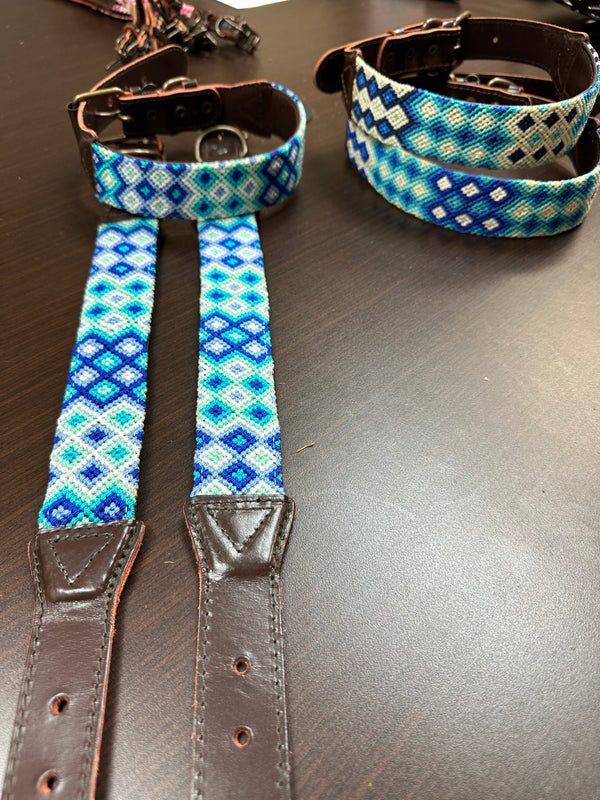 One-of-a-kind Blue Easter collar - AMOR Handmade